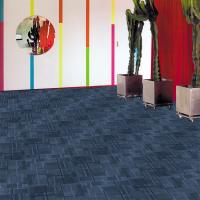 China Loop Pile Construction Carpet Tiles Super September PVC Backing 50x50 PP Carpet Floor for sale