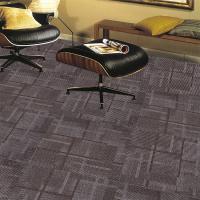 China Loop Pile Construction Carpet Tiles Super September PVC Backing 50x50 PP Carpet Floor for sale