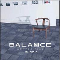 China Balance Exhibition Commercial Carpet Tiles with Monolithic or Quarter Turned Installation for sale