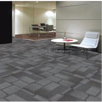 China Balance Exhibition Commercial Carpet Tiles with Monolithic or Quarter Turned Installation for sale