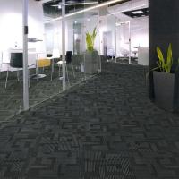 China Hotel Modern 100x100 PVC Carpet Tiles with Teen Bedroom and 520g/sqm Pile Weight for sale