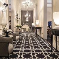 China Axminster Hotel Carpet for in Meeting Room Fireproof Wool Nylon Printed Stock Carpets for sale