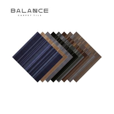 China Striped Top Grade Plank Room Carpet Tiles for Home 100% Polypropylene for sale