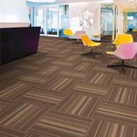 China Striped Top Grade Plank Room Carpet Tiles for Home 100% Polypropylene for sale