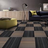 China Striped Top Grade Plank Room Carpet Tiles for Home 100% Polypropylene for sale