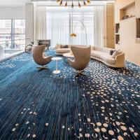 China Rectangle Modern Lobby Carpets for 5 Star Hotel Ballrooms Moquette Wall to Wall Carpet for sale