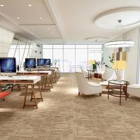 China 500x500 Hotel Carpet with Green PVC Backing and Loop Pile Construction for sale