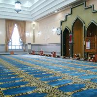 China Soft Axminster Wool Nylon Carpet for Mosque Prayer Meeting Room Custom Floor Covering for sale