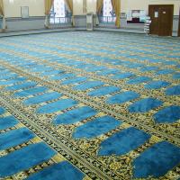 China Soft Axminster Wool Nylon Carpet for Mosque Prayer Meeting Room Custom Floor Covering for sale