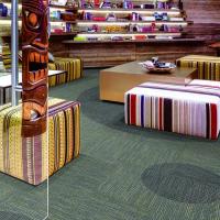 China 2.5/4.0 mm Pile Height Nylon PP Carpet Tile with Bitumen Backing from at Affordable for sale