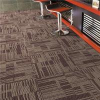 China Commercial Building Floor Decoration Carpet 520g/sqm Polypropylene Square Carpet Tile for sale