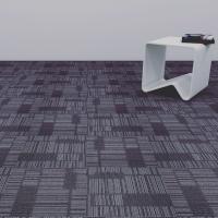 China Commercial Building Floor Decoration Carpet 520g/sqm Polypropylene Square Carpet Tile for sale