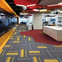 China Commercial Carpet Tile With Medium Pile Nylon And Bitumen Backing For Office Floors for sale