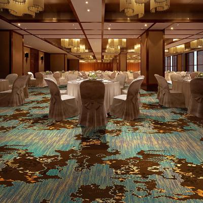 China 80% NZ Wool 20% Nylon Ballroom Axminster Carpet for Hotel Banquet Hall Medium Pile for sale