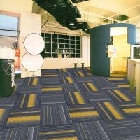 China Commercial Carpet Tile With Medium Pile Nylon And Bitumen Backing For Office Floors for sale