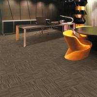 China Washable 50x50cm PP Conference Room Commercial Carpet Tile with Pile Weight 520g/sqm for sale