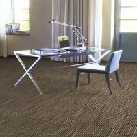 China Washable 50x50cm PP Conference Room Commercial Carpet Tile with Pile Weight 520g/sqm for sale