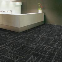China Washable 50x50cm PP Conference Room Commercial Carpet Tile with Pile Weight 520g/sqm for sale