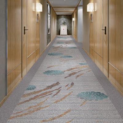 China Floral Pattern Cut Pile Hotel Corridor Carpet for Luxury Casino Banquet Customization for sale