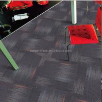 China 100*100cm Nylon Modular Office Carpet Tiles with 4.5mm Pile Height for Commercial Space for sale