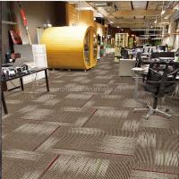 China 100*100cm Nylon Modular Office Carpet Tiles with 4.5mm Pile Height for Commercial Space for sale