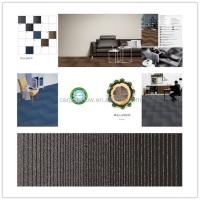 China 6 Colors Machine Tufted Loop Pile Nylon Soundproof Carpet Tile with Abstract Pattern for sale