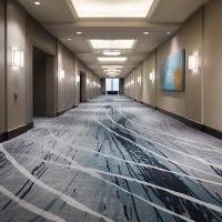 China Non-Slip Axminster Hotel Carpet with Fire Retardant Treatment and Abstract Pattern for sale