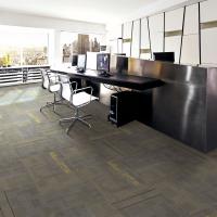 China Commercial Office Interlocking Carpet Tiles 100% Nylon with PVC fiber glass Backing for sale