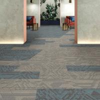 China Customized Color High Traffic Anti-fire Floor Modular Carpet for Office Made of Nylon for sale