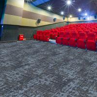 China Jacquard Loop Pile Cinema Corridor Carpet with 5.5mm Pile Height and 950g/sqm Pile Weight for sale