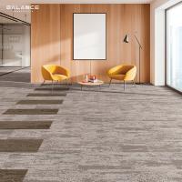 China Commercial 100% SD Nylon Modular Carpet Tile with Pile Height 2.5-6.5mm and Polyester for sale