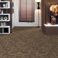 China 1/12'' Tufting Gauge Blue Carpet Tiles with PVC Backing and 6.0mm Total Thickness for sale