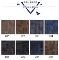 China 1/12'' Tufting Gauge Blue Carpet Tiles with PVC Backing and 6.0mm Total Thickness for sale