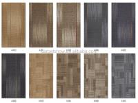 China 5.0mm Total Thickness Wood Pattern Floor Tile Made of Nylon Material for Square Areas for sale
