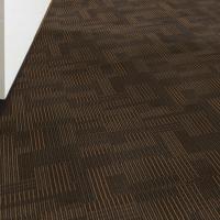 China 4500g/sqm -3% Total Weight Square PVC Fireproof Carpet Yarn Tile for Home Decoration for sale