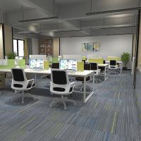 China Commercial Room Modern Style 600x600 Square PVC Carpet Tiles with Machine Made Design for sale
