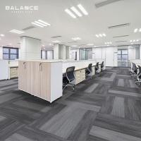China Antimicrobial 50x50 Nylon/PP Office Commercial Modular Carpet Tiles Tufted and Durable for sale