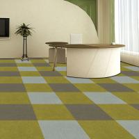 China Office Stock of 50x50 Carpet Tiles with 450g/sqm Pile Weight in Bulk for sale