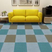 China Office Stock of 50x50 Carpet Tiles with 450g/sqm Pile Weight in Bulk for sale