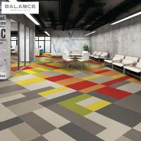 China Modern Design Colorful 50x50 Fireproof Commercial Carpet Tiles for Conference Rooms for sale