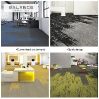 China Commercial Office Room Nylon Modern Style PVC 25*100 Carpet Tile with Modern Design for sale