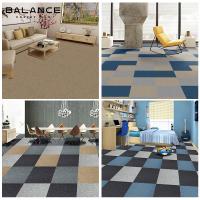 China Medium Pile 50x50 PP Modular Carpet Tiles in Customized Color for Commercial Office for sale