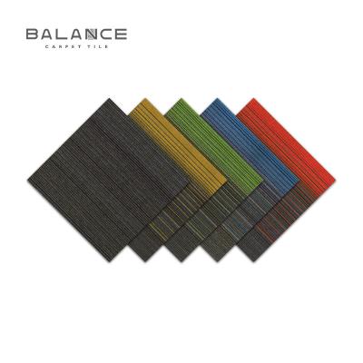 China 50x50 Office Modular Carpet Tiles Loop Pile PP Nylon/Bitumen Backing Square Carpets for sale