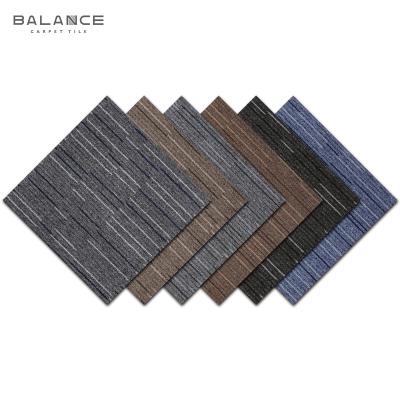 China Commercial Modern Design Carpet Tiles with Washable Feature and Medium Pile Height for sale