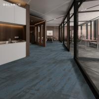 China Durable Carpet Tiles for Commercial Office Flooring 18 x 36 in PVC Backing Medium Pile for sale
