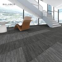 China Nylon Modular Carpet Tiles for Commercial Office Floor Total Thickness Approx 6.0mm for sale