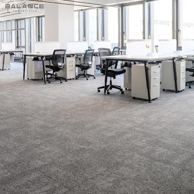 China Jacquard Style PVC Backing Fireproof Nylon Carpet Tile for Commercial Office Room for sale