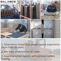 China 25X100 Office Floor Carpet Tiles Total Thickness Approx 6.0mm for Square Office Areas for sale