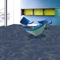 China Floral Patterned Medium Pile Carpet Tiles for Soundproofing Office Conference Rooms for sale