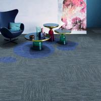 China Medium Pile Plain Line Style Made Nylon/PP Office Carpet Tiles for Home from Customized for sale